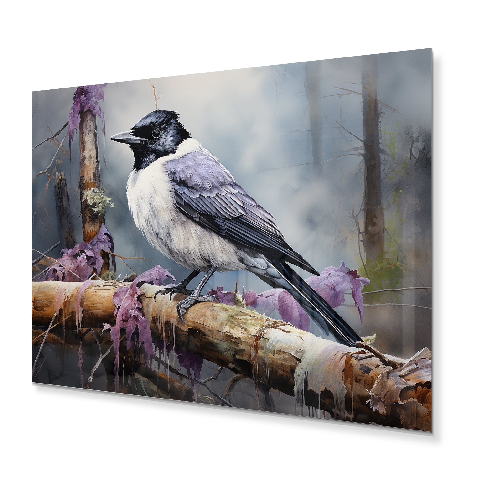 Winston Porter Bird Inquisitive Observer II - Animals Metal Wall Decor | Wayfair